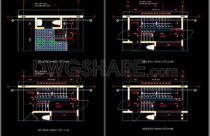 89.Detailed Drawings Of Modular Kitchen In Autocad File