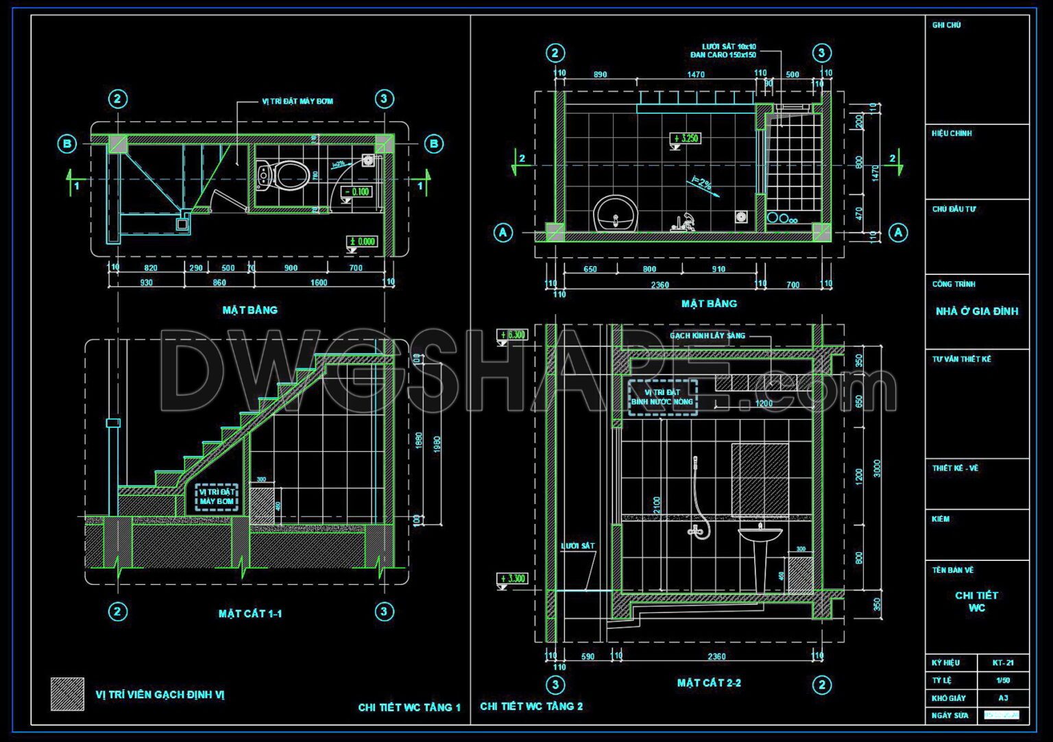 199. WC Layout Plan and elevations details CAD drawings download