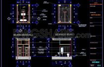 99.Shoe Storage Cabinet Cad Blocks free download