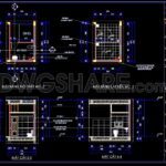 202. WC Layout Plan and elevations details CAD drawings download - Free ...