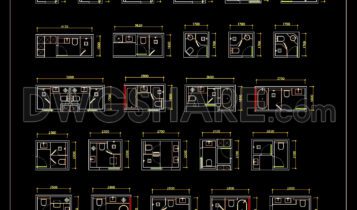 335. Detailed Generator Room CAD Drawing (Floor Plan, Sections) Free ...