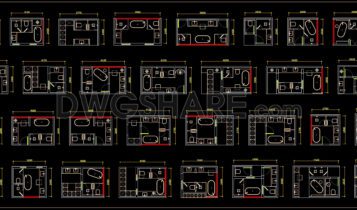 218. Download free CAD technical drawings of well pump stations