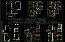 138.Detailed drawings of decorative patterns and moldings in CAD format