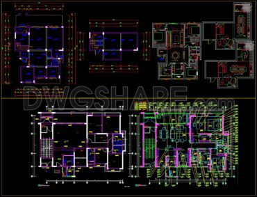 214. Functional layout plans of apartments ranging from 190m2 to 277m2