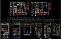 19. CAD drawings of a 10-story high-rise residential building project ...