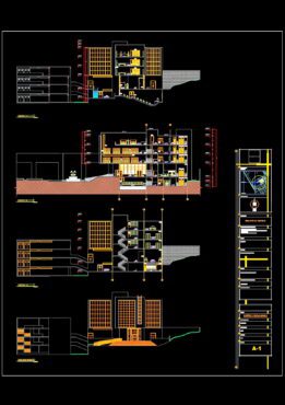 24. CAD drawings of central library for download