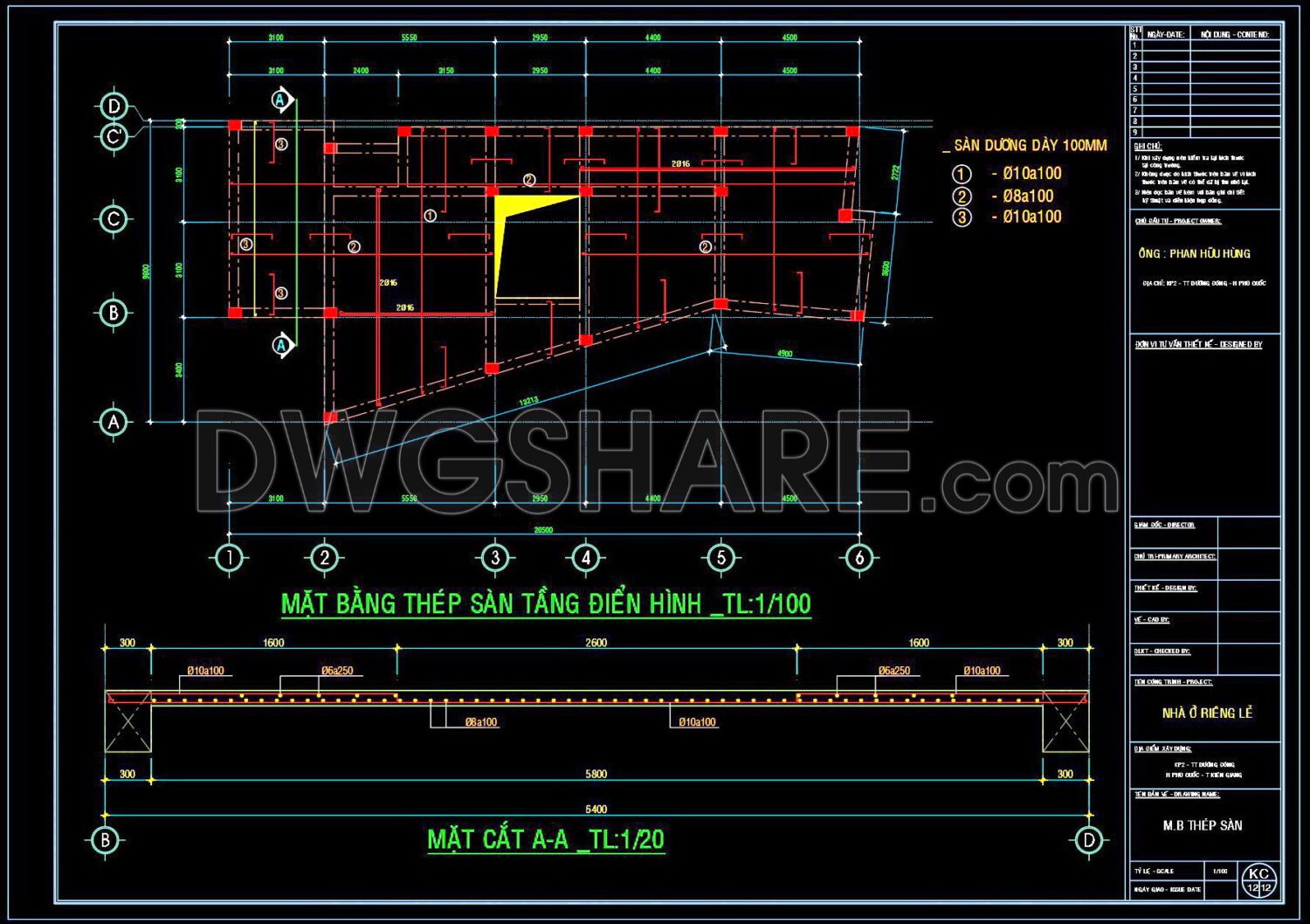 240. Structural Drawings Of 4-Story House A Complete Project 9.8m x 20 ...