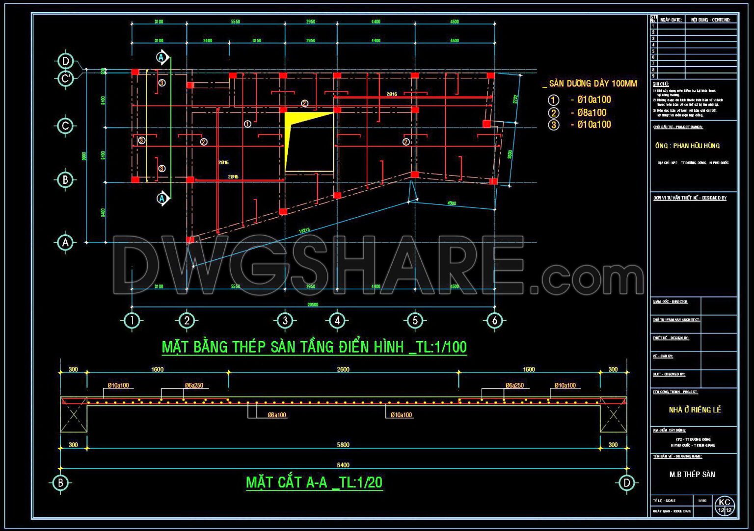 240. Structural Drawings Of 4-Story House A Complete Project 9.8m x 20 ...