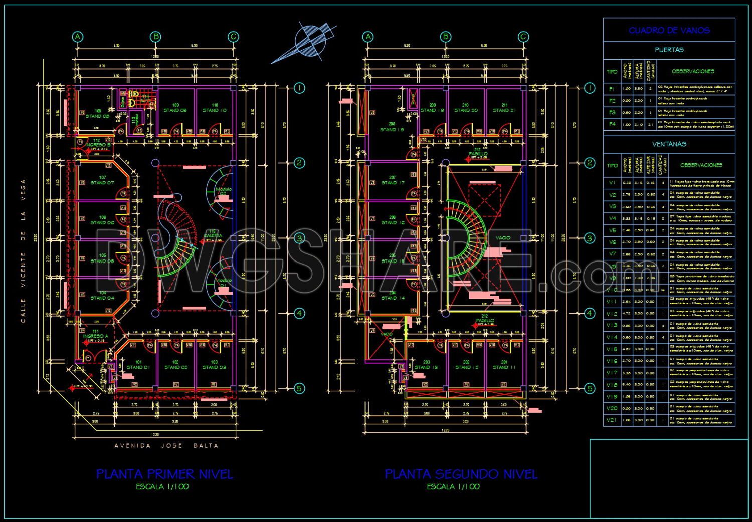 25. Cad drawings of the shopping center project for download