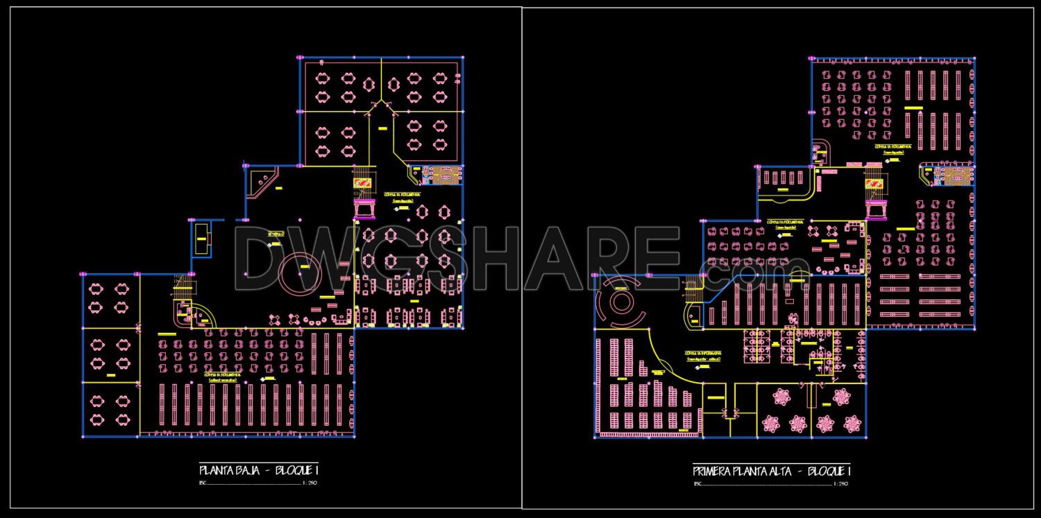 26. CAD drawings of General Library for download