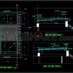 269. Detailed architectural CAD drawings of the roof and garden ...