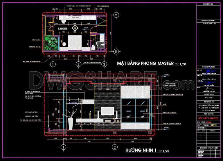 272. Detailed CAD drawings of the interior for the living room, kitchen ...