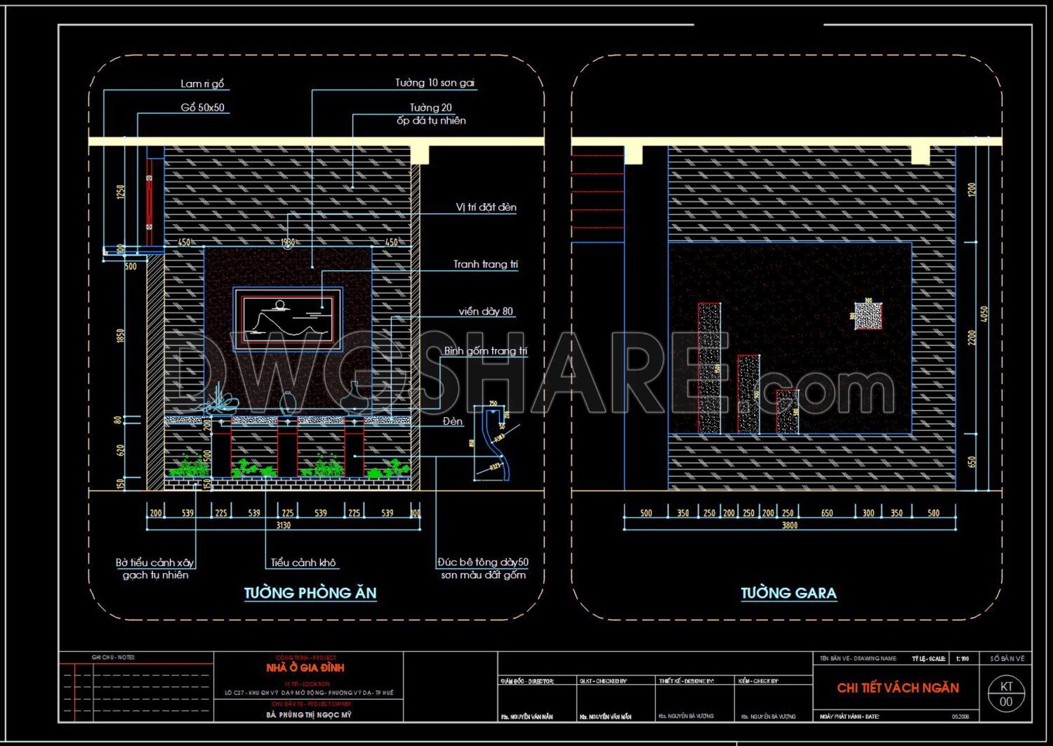 274. CAD detailed drawings of vertical facade wall sections for townhouses