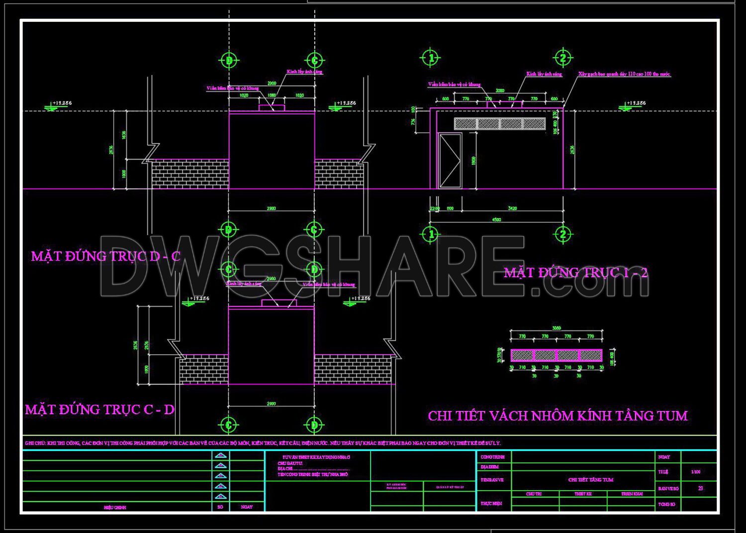 277. Detailed architectural CAD drawings of the entrance hall and roof ...