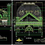 280. Detailed CAD drawings of the facade and classical ornaments for ...