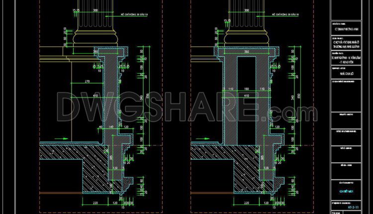 280. Detailed CAD drawings of the facade and classical ornaments for ...