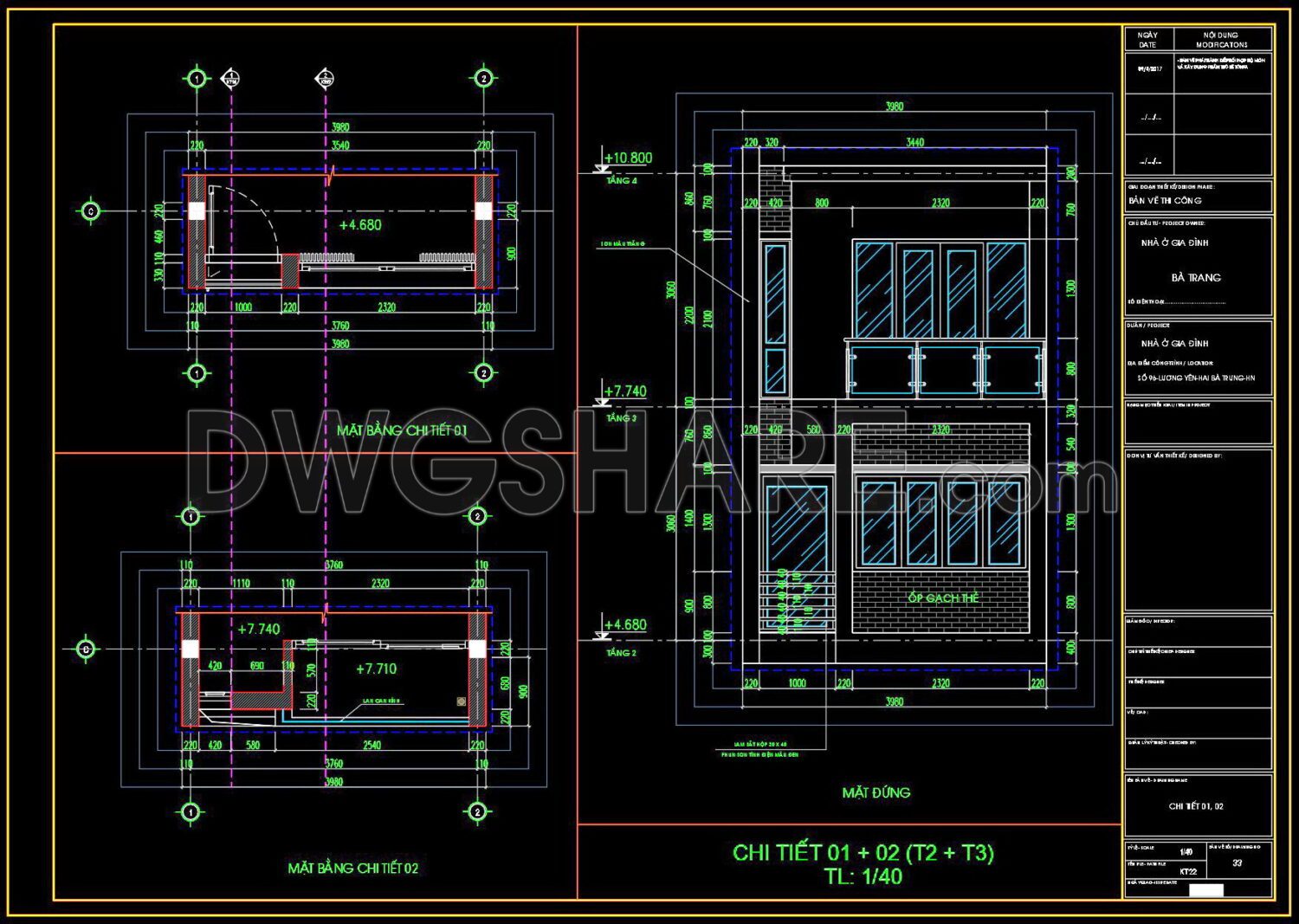 281. Detailed architectural CAD drawings of the balcony, railing, and ...