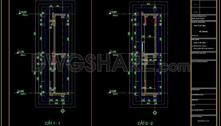281. Detailed architectural CAD drawings of the balcony, railing, and ...