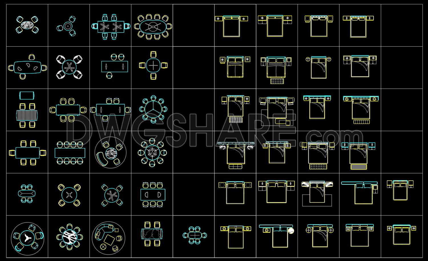 282. Free download the luxurious Italian Minotti Dining tables and beds ...