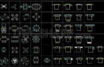 78.Flag Pole Elevation and Sections Details Autocad file