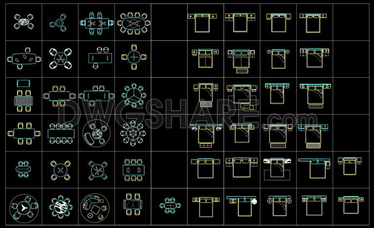 282. Free download the luxurious Italian Minotti Dining tables and beds ...