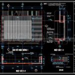 284. Detailed CAD drawings of vertical facades in Modern architecture ...