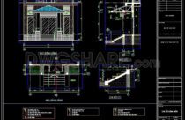 53. Free download of CAD floor plan drawings for a factory with ...