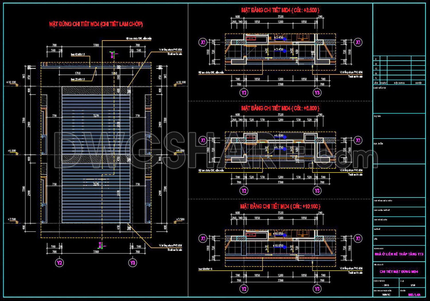 287. Detailed CAD drawings of the facade and classical ornaments for ...