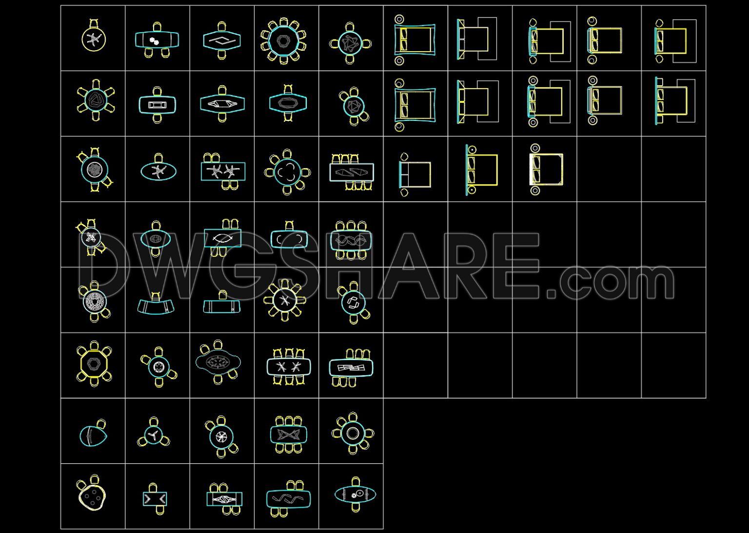 287. Free download the luxurious Italian Reflex Dining tables and beds ...