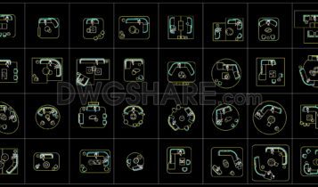 124.Indian Pattern Cad Blocks Free Download