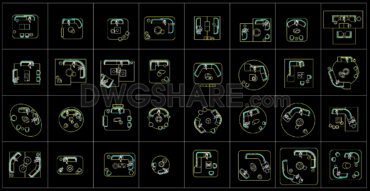 288. Free download the luxurious Italian Reflex sofa CAD block library