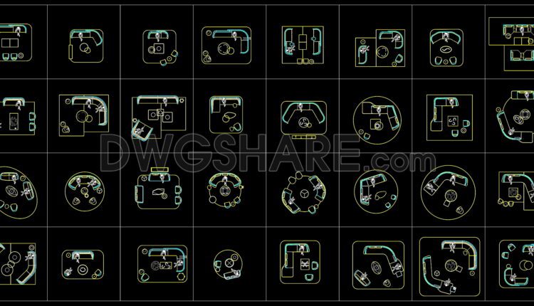 288. Free download the luxurious Italian Reflex sofa CAD block library ...