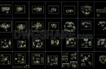 113. Kitchen Faucets CAD Blocks