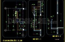 183. Free Curved Ceiling CAD Section & Lighting Details