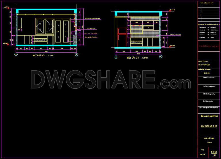 295. CAD detailed drawings of vertical facade wall sections for townhouses