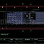 307. CAD design drawings for a 4-story townhouse with dimensions of 4 ...