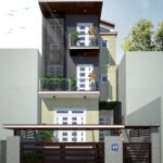 315. CAD design drawings for a 3-story townhouse with dimensions of 6 ...