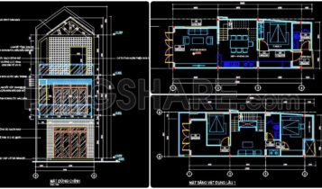 24.Pressure Gauge For Vertical And Horizontal Pipe Autocad Drawing