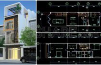 50.Multi Level Parking Cars Plan and Elevations CAD
