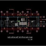 326. CAD design drawings for a 4-story townhouse with dimensions of 4 ...