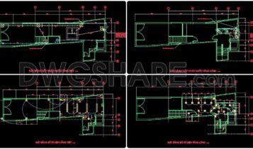 International Airport Layout Plan and Elevation Autocad Drawing DWG
