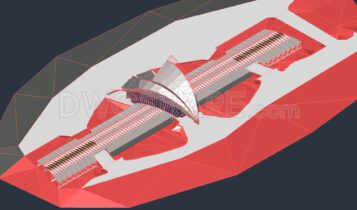 65. Free download of Beauty therapy equipment CAD blocks