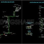 76. CAD drawings detailing the design of water supply and drainage ...