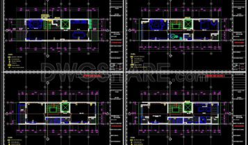 297. CAD drawings of the technical details of residential bathroom vanity cabinets