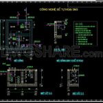 82. CAD drawings detailing the design of water supply and drainage ...