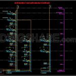 86. CAD drawings detailing the design of water supply and drainage ...