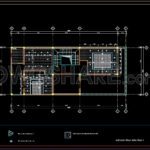 91. Detailed CAD drawings for the ceiling layout design of a 3-story ...