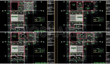 15. CAD Floor Plan of Office Layout for a 638m2 Company