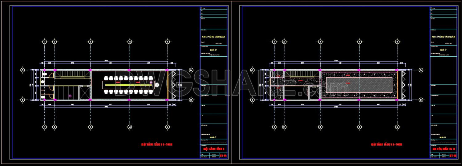 CAD drawings for the interior design and construction of a 6-story ...