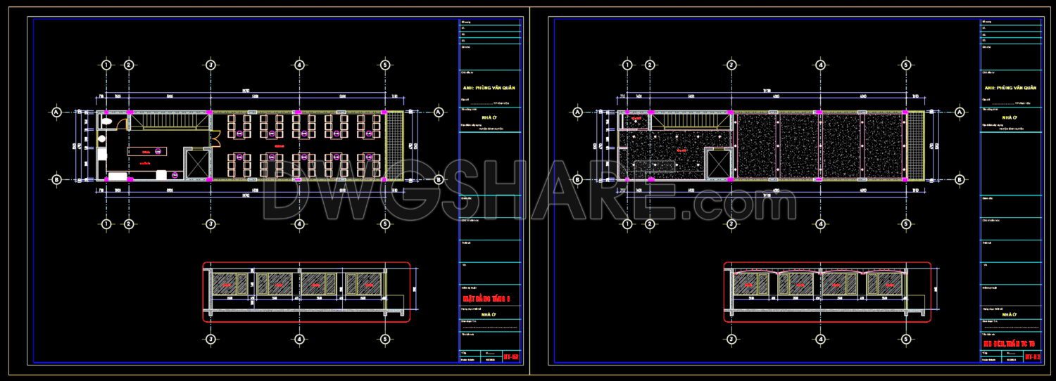 CAD drawings for the interior design and construction of a 6-story ...